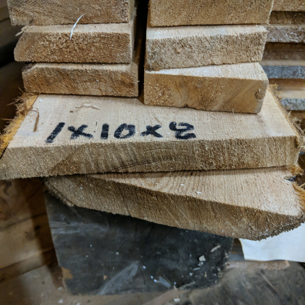 1x10x8 Rough Cedar Lumber – Morrison Cedar Products